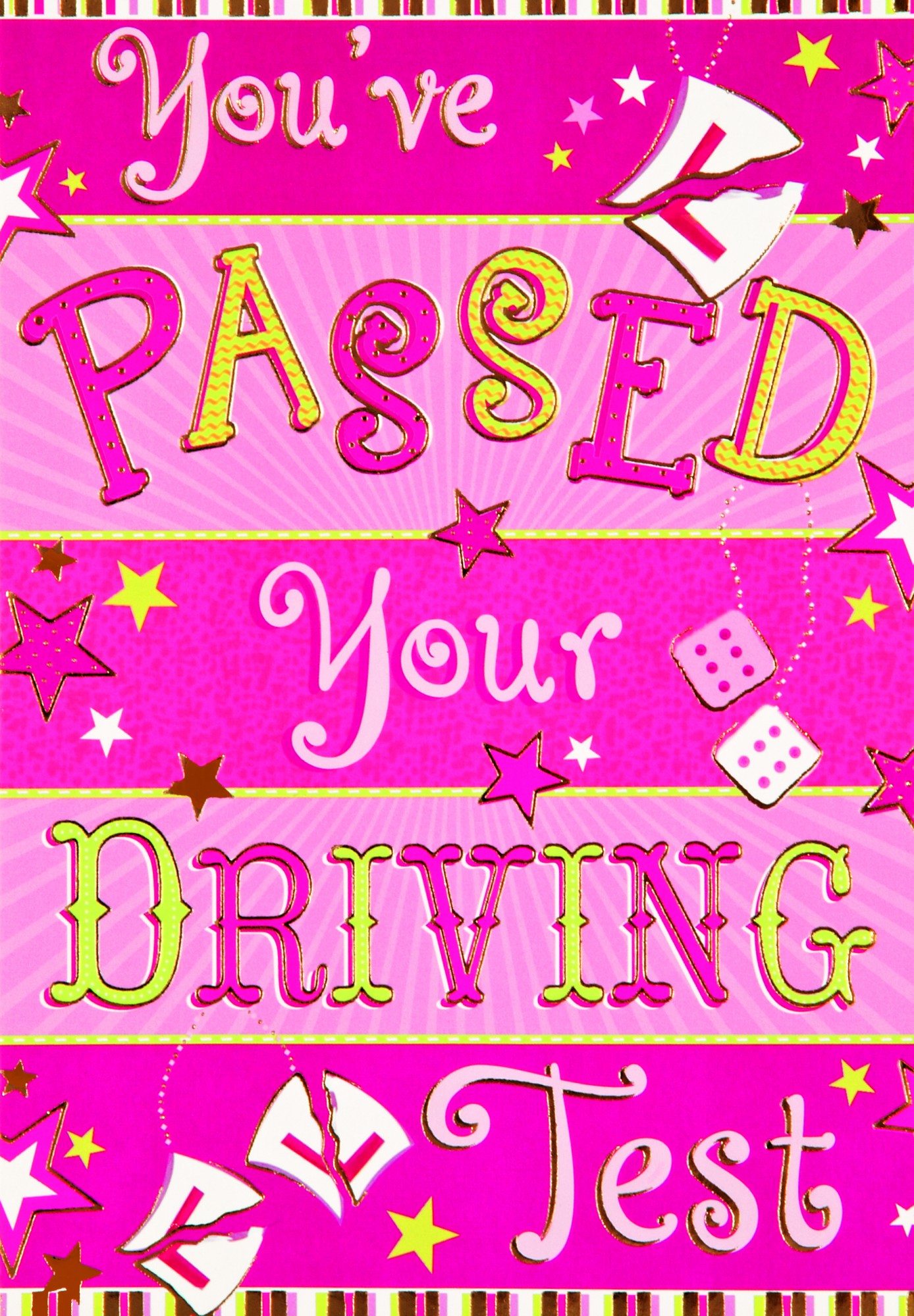Passed/Driving Test Female Greeting Cards - LP Wholesale